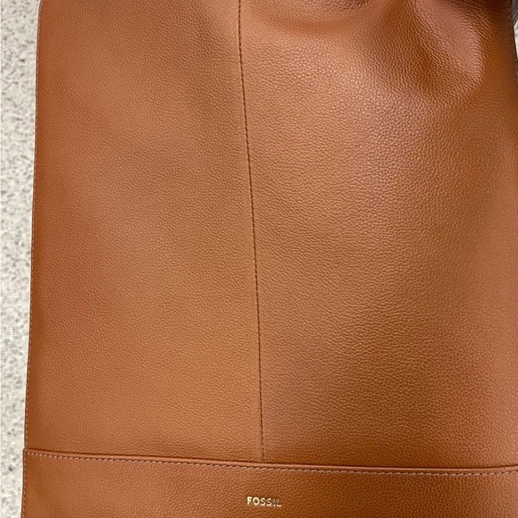 Fossil | Bags | Fossil Tan Leather Shoulder Bag | Poshmark